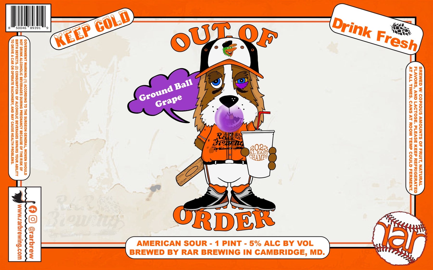 Rar Brewing Ground Ball Grapes | Craft Beer Kings – CBK