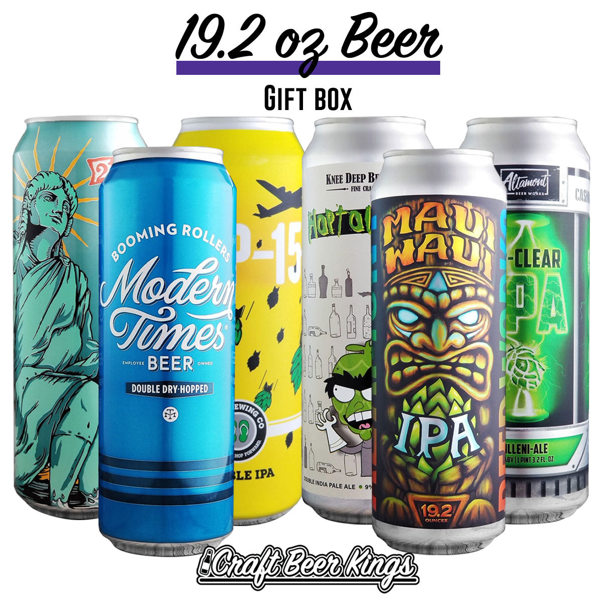 19.2 oz Beer Gift Box | Craft Beer Kings | Beer Baskets – CBK