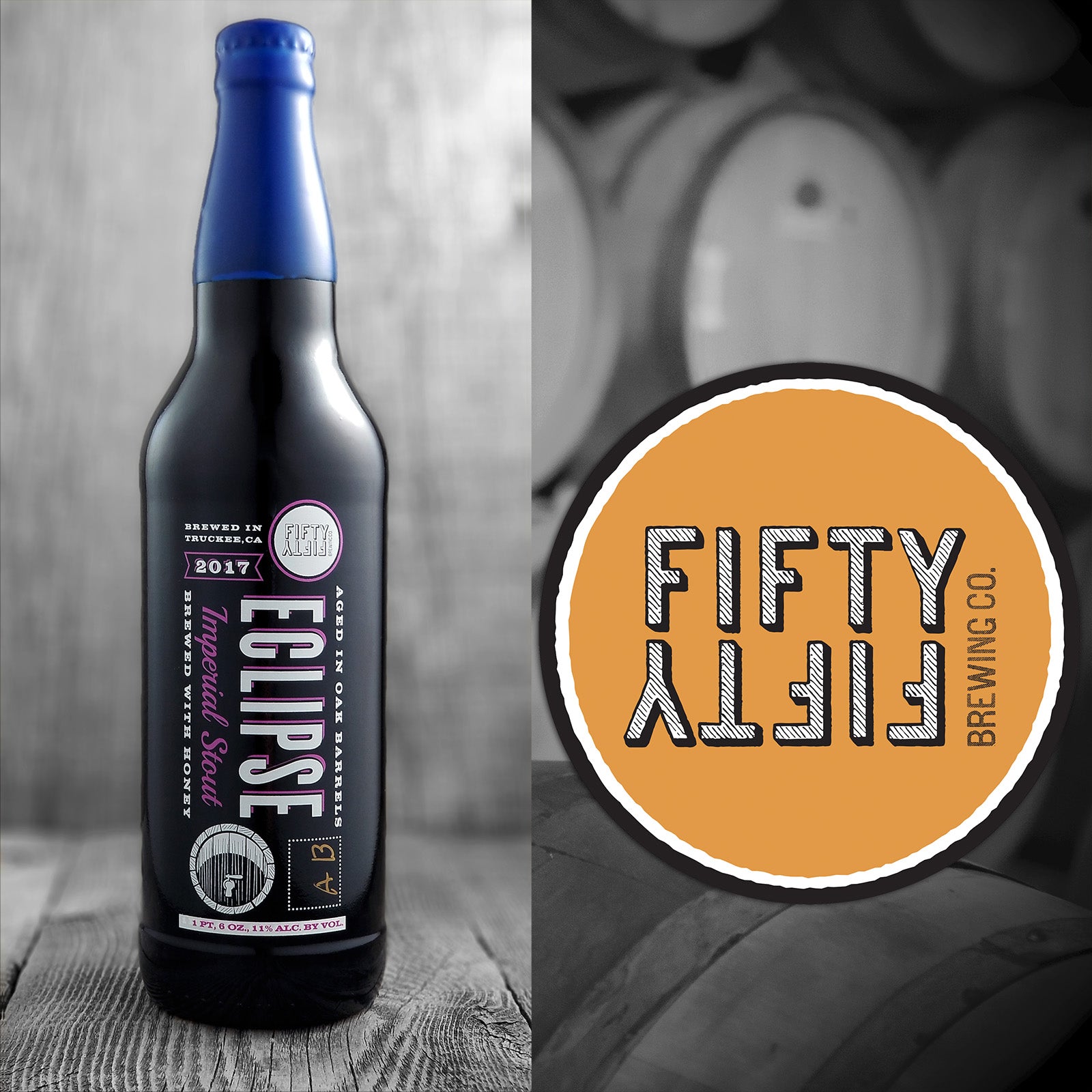 Fifty Fifty Eclipse Apple Brandy 2017 | Craft Beer Kings – CBK