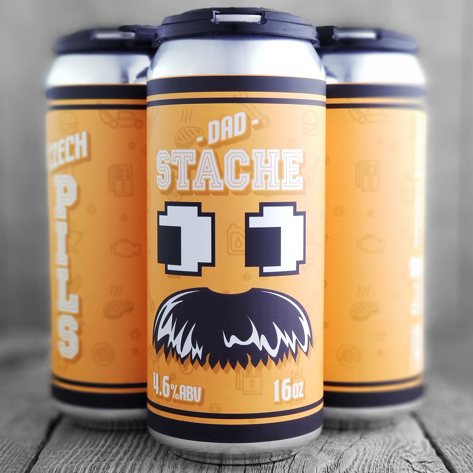 8 Bit Dad Stache | Craft Beer Kings – CBK