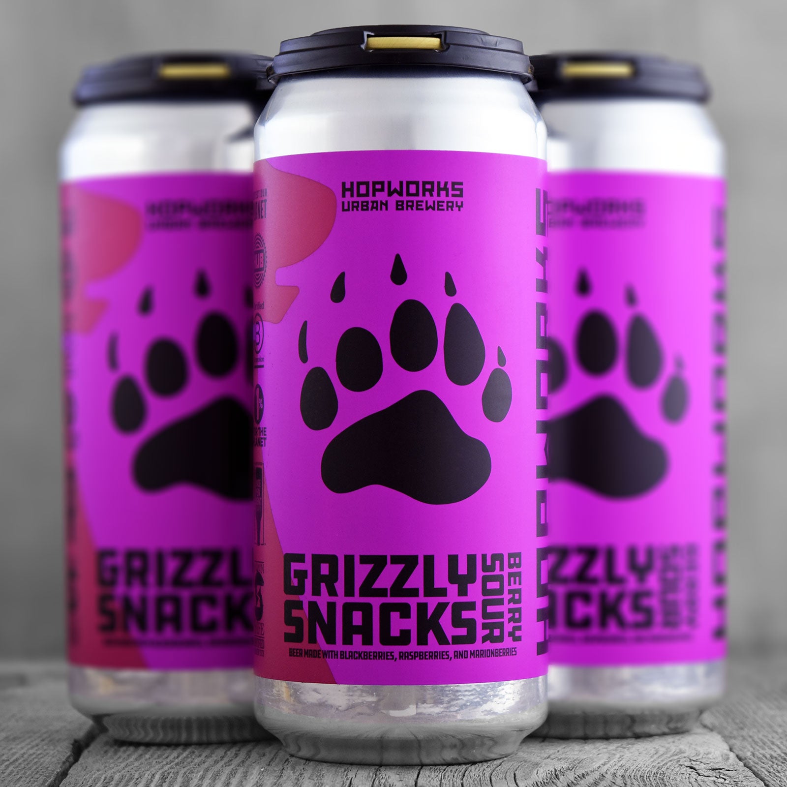 Hopworks Urban Brewery Grizzly Snacks Berry Sour – CBK