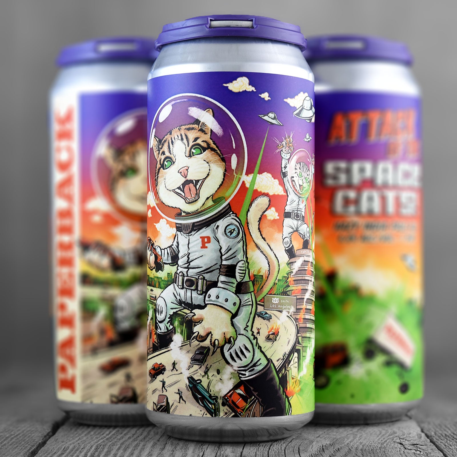 Paperback Attack of the Space Cats | Craft Beer Kings – CBK