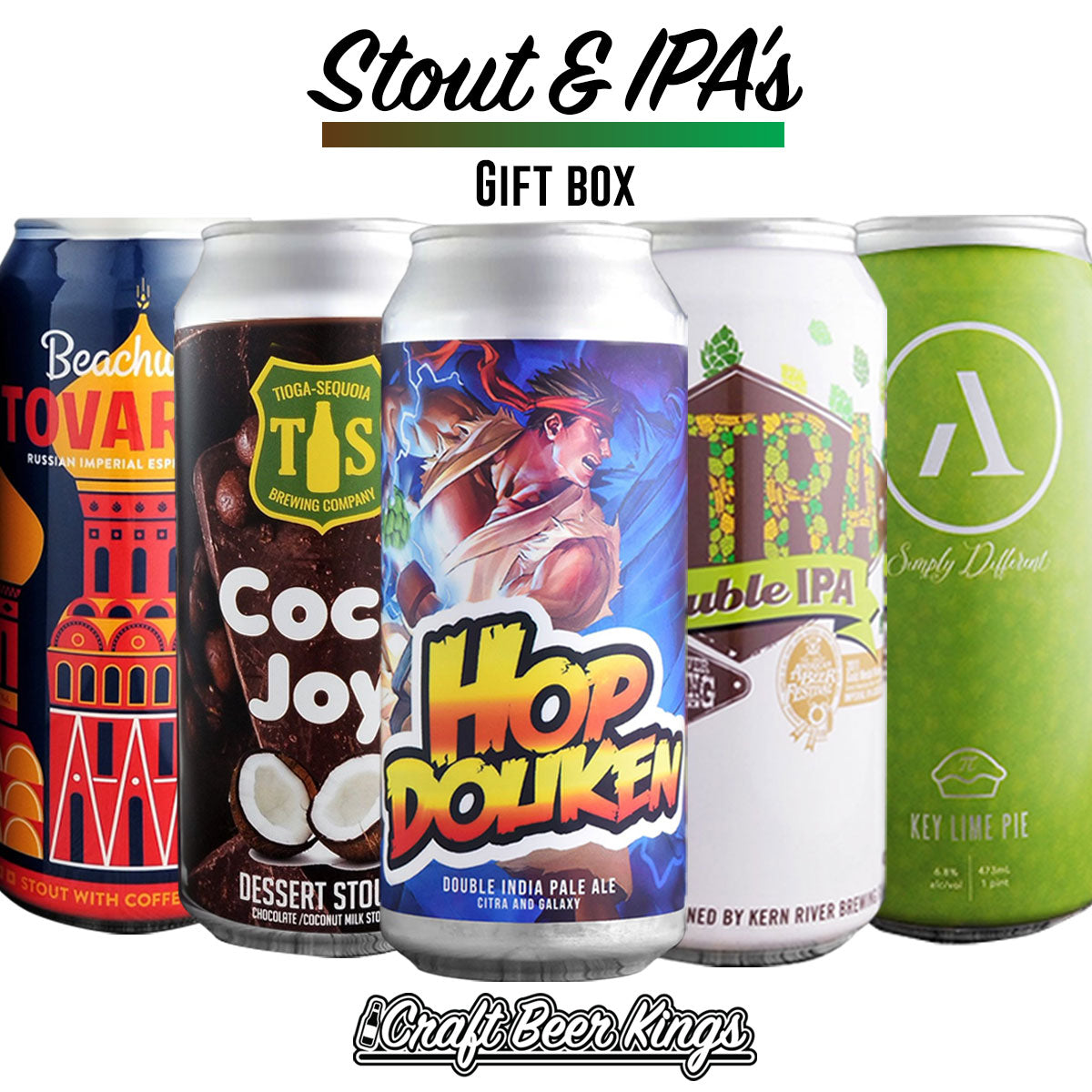 Stout and IPA Gift Box | Craft Beer Kings – CBK